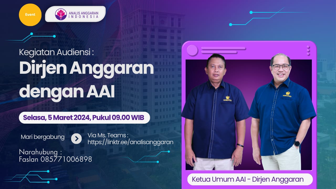 AAI Website - Audiensi AAI dengan Dirjen Anggaran